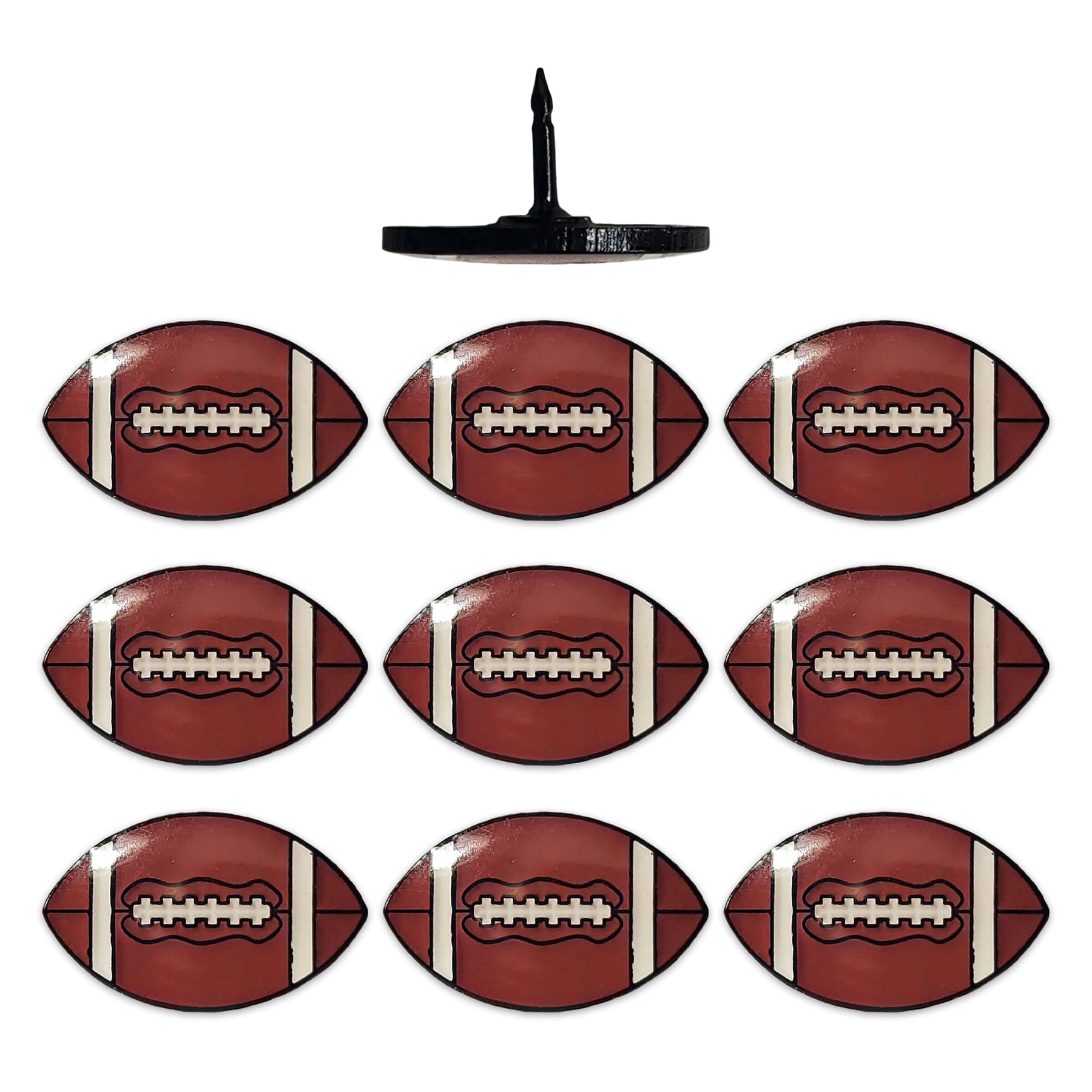 Football Push Pins | Metal Push Pins | Push Pin Travel Maps