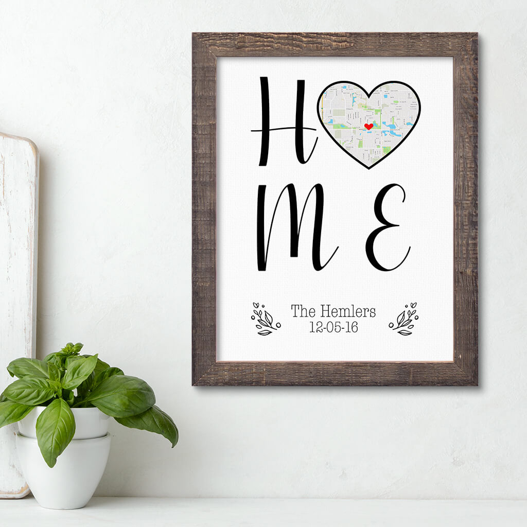 Typography Map Art | Canvas Map Art - HOME - Customized Wall Decor ...