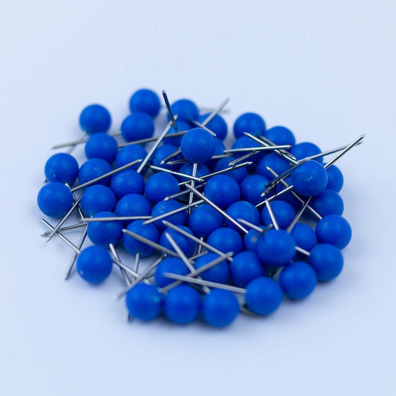 Blue Map Pins | Colored Map Pins | Push Pin Travel Maps