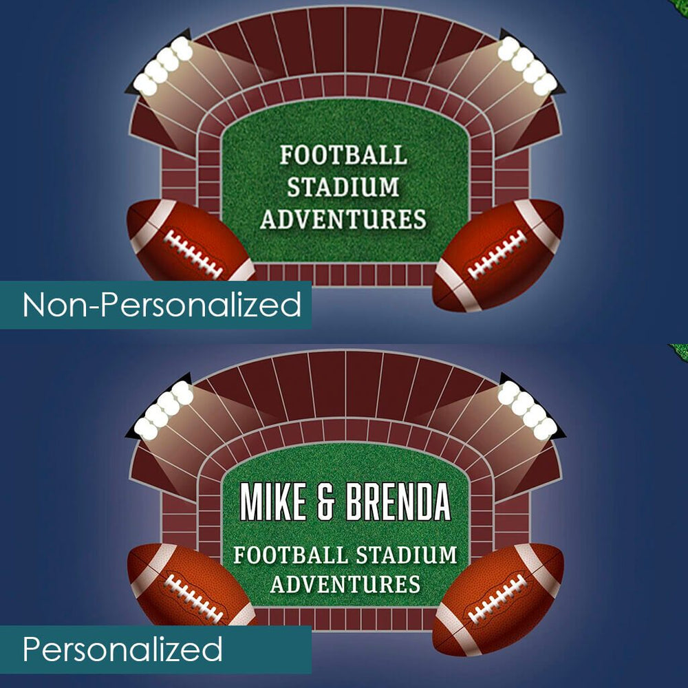 Canvas NFL Stadiums Map | USA Sports Map | Pinnable Football Map – Push ...