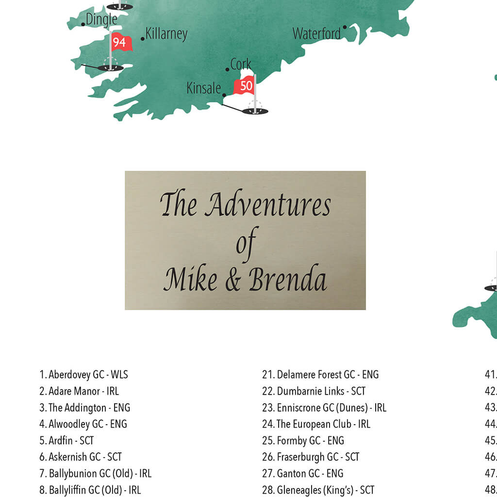 Map of UK Golf Courses | UK Golf Course Tracker Map | UK Golf Map ...