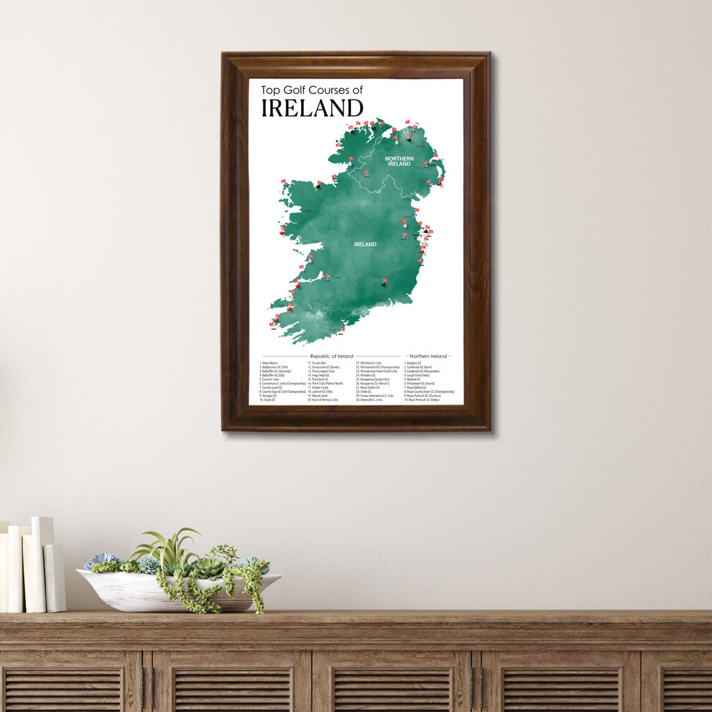 Ireland and Northern Ireland Golf Course Pin | Ireland Golf Tracker Map ...