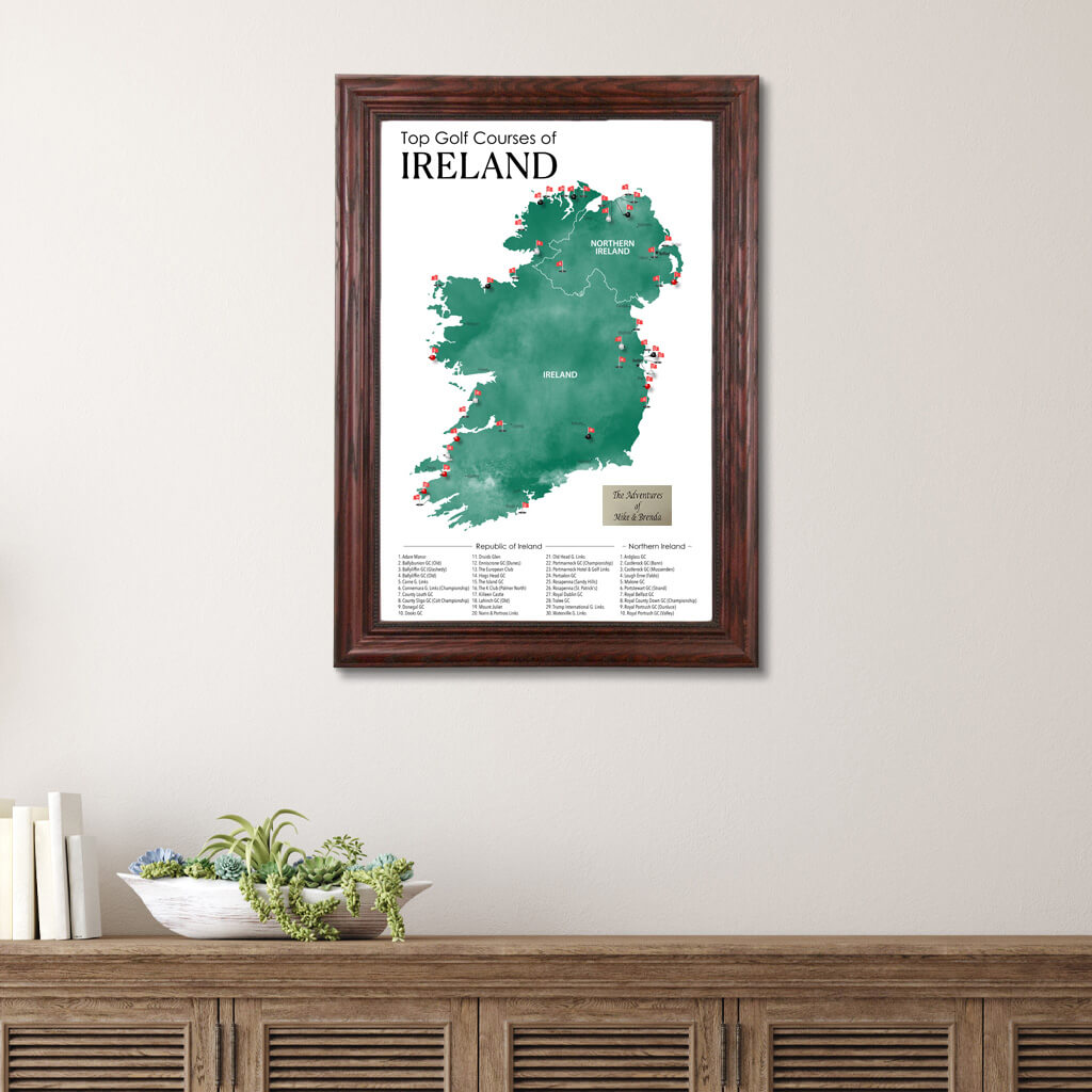 Ireland and Northern Ireland Golf Course Pin | Ireland Golf Tracker Map ...