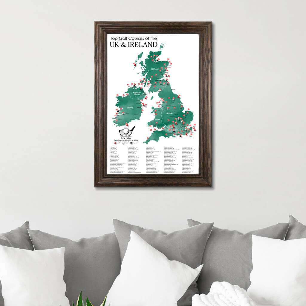 UK and Ireland Golf Courses Map | Golf Map of Ireland and the UK | Golf ...
