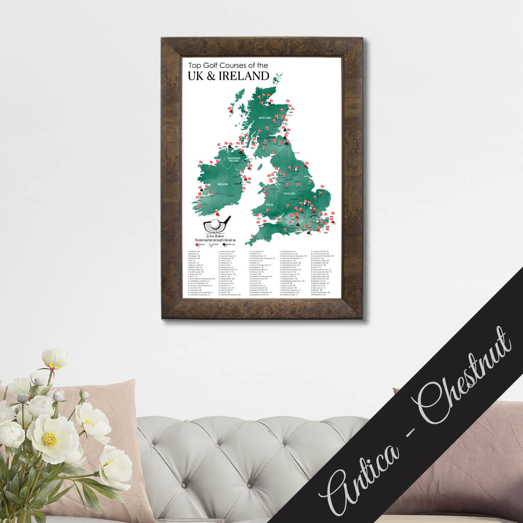 UK and Ireland Golf Courses Map | Golf Map of Ireland and the UK | Golf ...