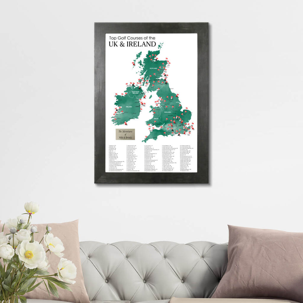 Map of UK Golf Courses | UK Golf Course Tracker Map | UK Golf Map ...