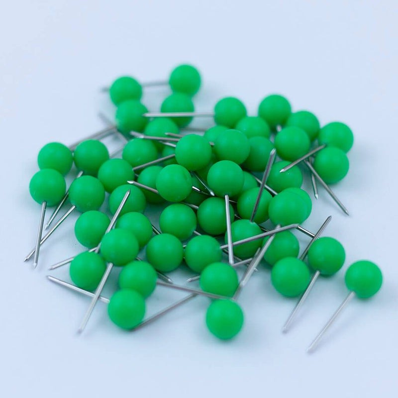 Light Green Map Pins | Colored Map Pins | Push Pin Travel Maps
