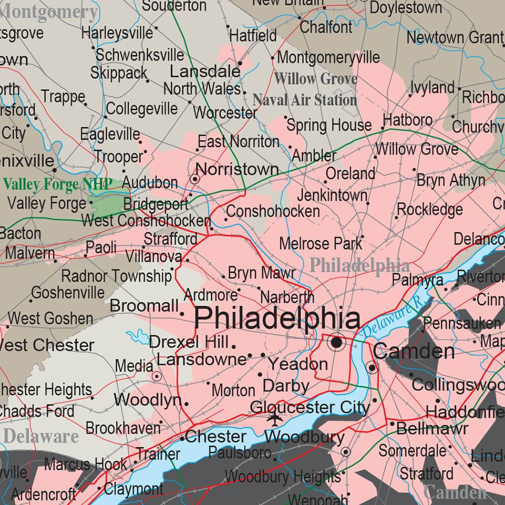 Map Of North Pa
