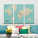 3-Panel Teal World Map | Interactive World Travel Map with Pins – Push ...