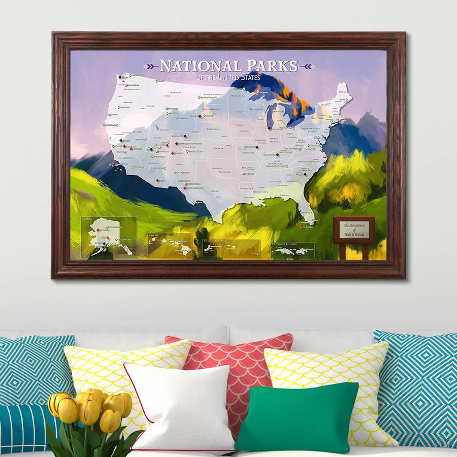 Miscellaneous Maps | Unique Travel Gifts | Push Pin Travel Maps